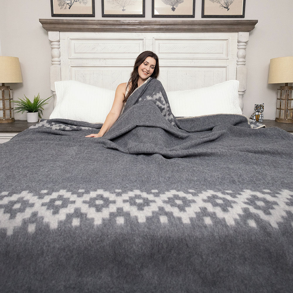 Queen size wool blanket store